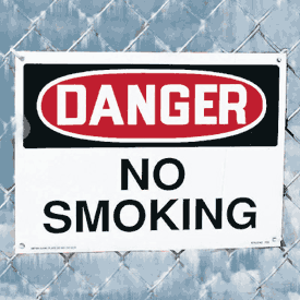 Harsh Condition Safety Signs - No Smoking|Seton Canada | Seton.ca