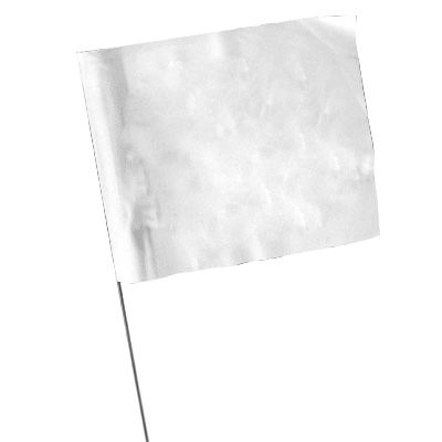 Blank Marking Flags - Steel Rod|Seton Canada | Seton.ca