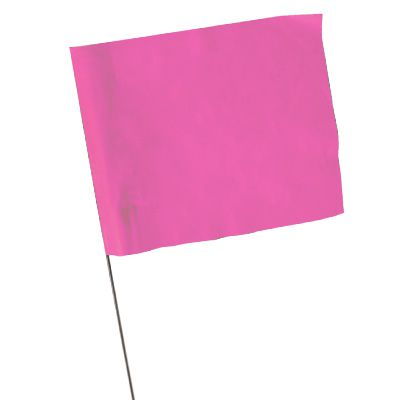 Blank Marking Flags - Steel Rod | Seton
