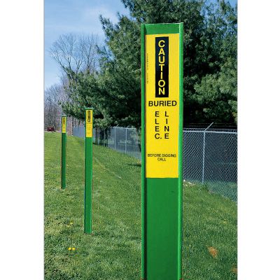 High-Visibility Marking Stakes - 66" Utility & Site Markers | Emedco