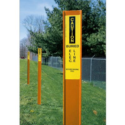 High-Visibility Marking Stakes - 66" Utility & Site Markers | Emedco