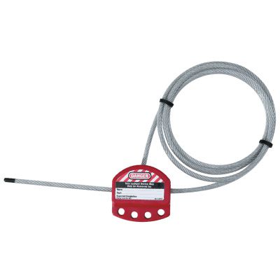 Master Lock Adjustable Cable Lockout, Valve Lockout | Seton