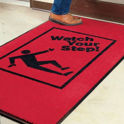 Safety Slogan Carpet Mats | Mats | Emedco