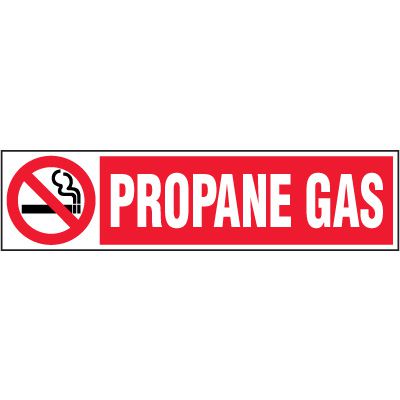 Chemical Hazard Labels - Propane Gas | Emedco