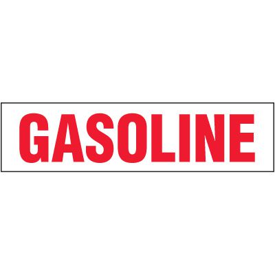 Chemical Hazard Labels - Gasoline | Emedco