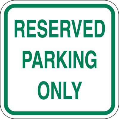 Mini Parking Signs - Resident Parking Only | Seton