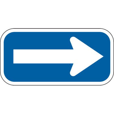 One-Way Arrow Sign | Emedco