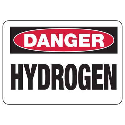 Danger Signs - Hydrogen | Seton