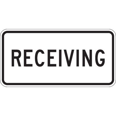 Reflective Parking Lot Signs - Receiving|Seton Canada | Seton.ca