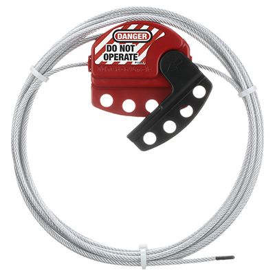 Master Lock Adjustable Cable Lock, Lockout Devices | Emedco