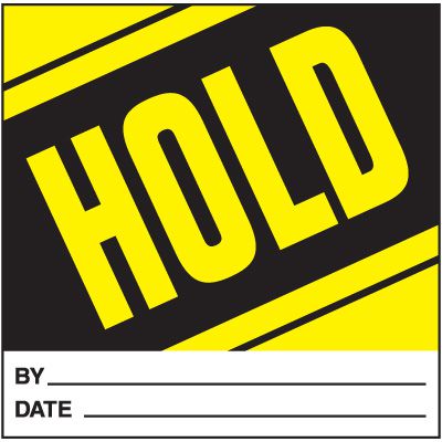 Hold Handling Label | Emedco