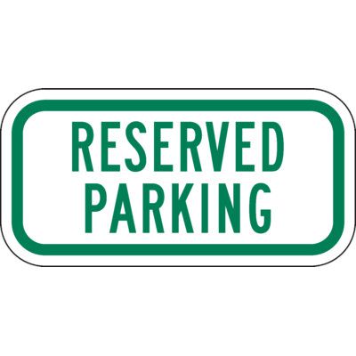 Reserved Parking Signs - Reserved Parking, Parking Lot Signs | Seton