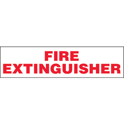 Fire Extinguisher Label | Emedco