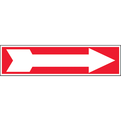 Emergency Exit Arrow Label | Emedco