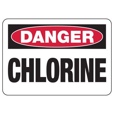 Danger Signs - Chlorine | Emedco
