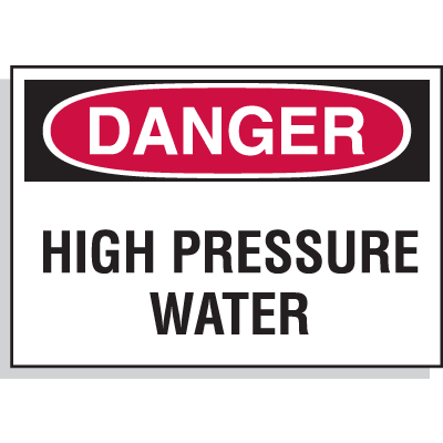 High Pressure Warning Symbol