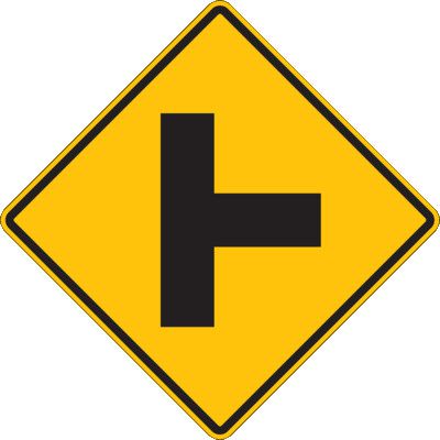Reflective Warning Signs - Intersection Traffic Sign | Seton