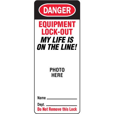 EZ-Photo Padlock Replacement Labels | Seton | Seton