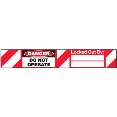 Do Not Operate Padlock Label|Seton Canada | Seton.ca