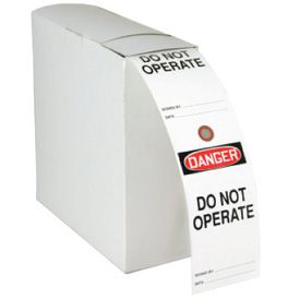 Do Not Operate Tags, Danger Do Not Operate Tags | Emedco