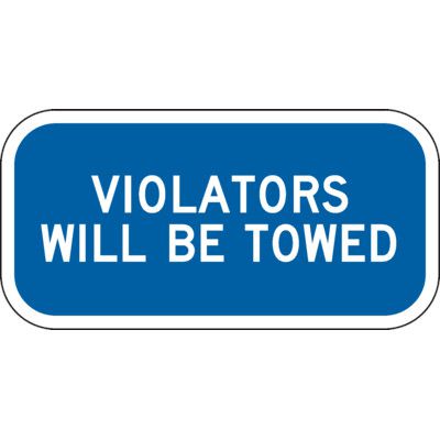 Handicap Parking Signs & Ada Parking Signs | Emedco