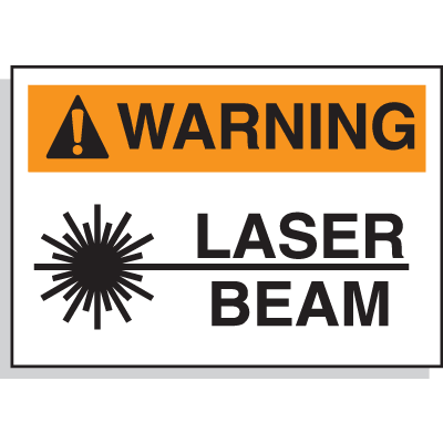 Warning Labels - Laser Beam | Seton