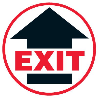 Floor Safety Signs - Exit from Emedco.com | Emedco