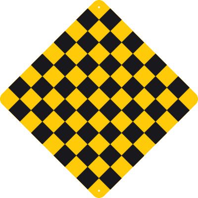 Regulatory Checkerboard Warning Signs|Seton Canada | Seton.ca