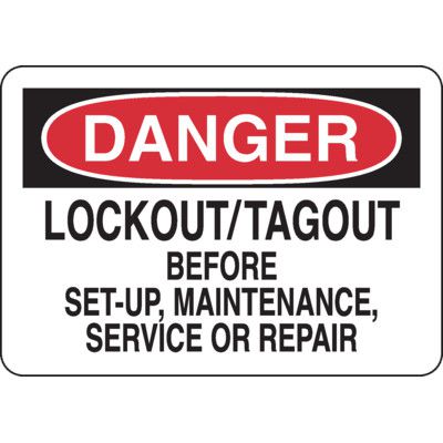 Lockout Tagout Signs | Seton