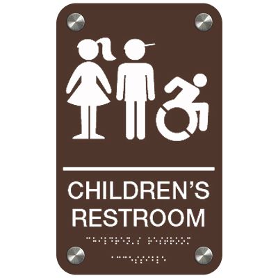 Children's Restroom Sign - Dynamic Accessibility | Seton Canada | Seton.ca