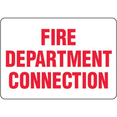 Fire Department Connection (FDC) Signs | Seton