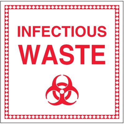 Infectious Waste Labels | Emedco