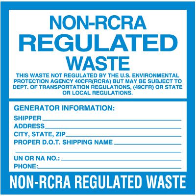 Hazardous Waste Labels - Hazardous Or Toxic Wastes | Emedco