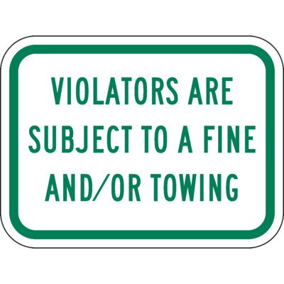 Handicap Parking Signs & Ada Parking Signs | Emedco