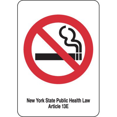 New York No Smoking Sign | Emedco