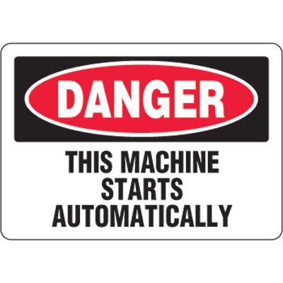 This Machine Starts Automatically Eco-Friendly Sign - | Seton Canada ...