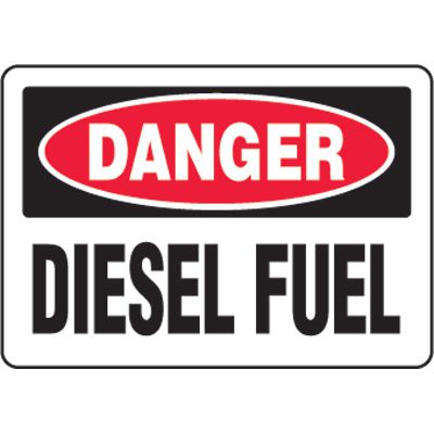 Eco-Friendly Signs - Danger Diesel Fuel | Seton
