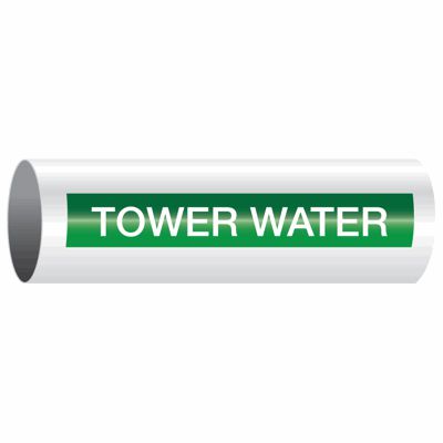 Tower Water - Self-Adhesive Pipe Markers | Emedco