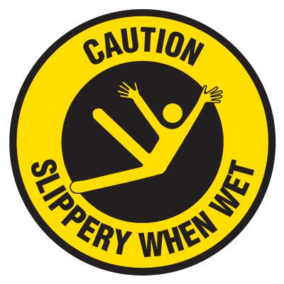 Wet Floor Signs & Slippery When Wet Signs | Seton