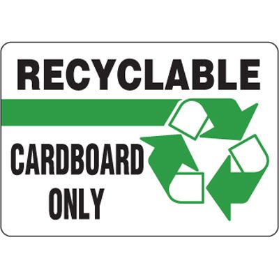 Trash & Recycling Signs | Dumpster & Waste Disposal Signage | Seton