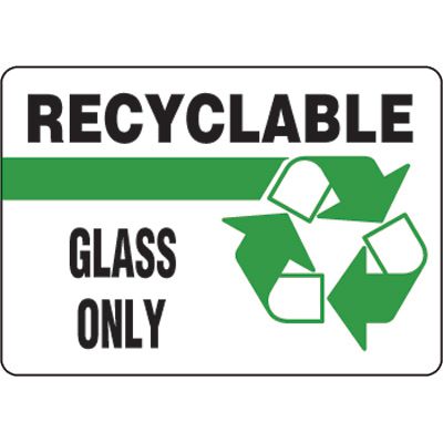 Recycling Signs, Trash Signs, Garbage Signs | Seton Canada | Seton.ca