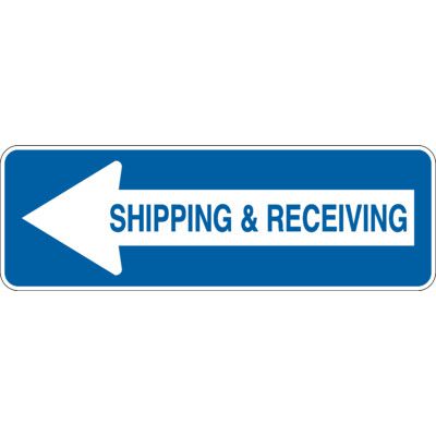 Directional Arrow Traffic Signs - Shipping & Receiving | Emedco