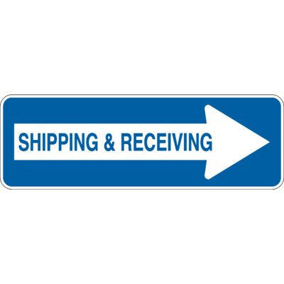 Directional Arrow Traffic Signs - Shipping & Receiving | Emedco