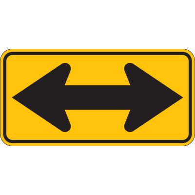Directional Arrow Traffic Signs - Double Arrow Signs | Seton