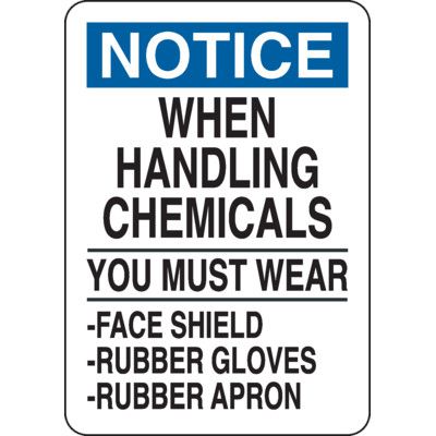 PPE Signs & Protective Wear Safety Signage | OSHA & ANSI | Emedco