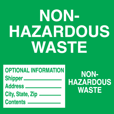 Hazwaste & Drum Labels-On-A-Roll, Labels | Seton