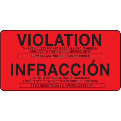 Parking Labels and Decals | Seton