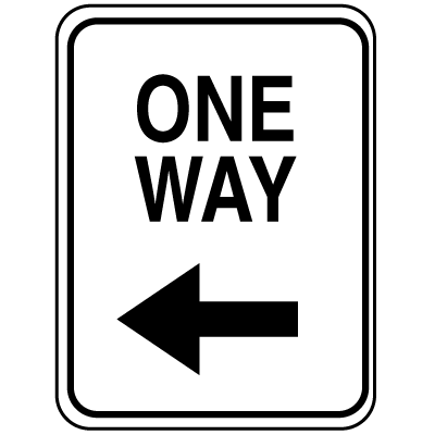 Parking Lot Signs - One Way | Seton