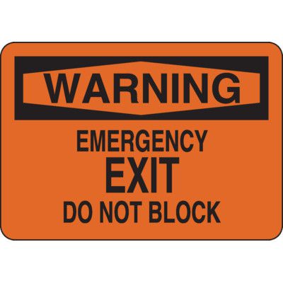 Exit Signs & Emergency Exit Signs | Emedco