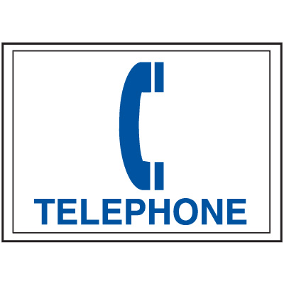 Economy Front Office Signs - Telephone | Seton